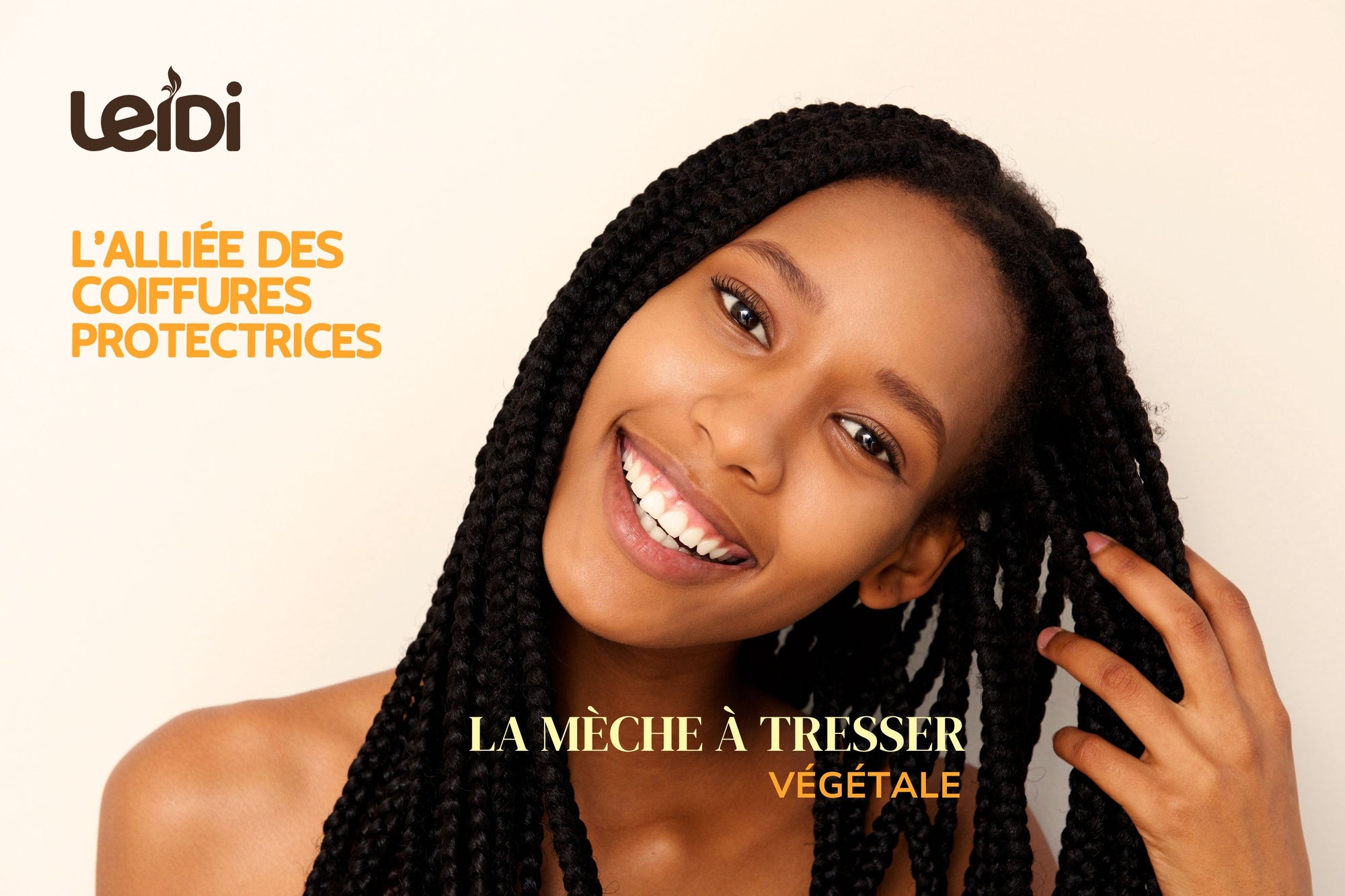 Leidi hair - Mèches à tresser végétales